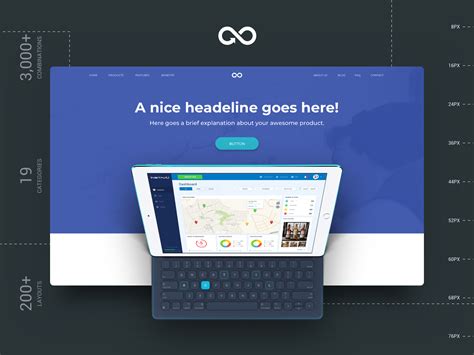 Header Styles Collection By UI Design Resource On Dribbble