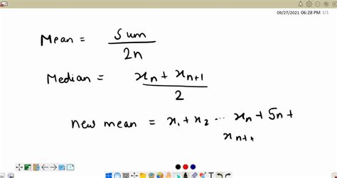 solved in a set of 2 n distinct observations each of the observations