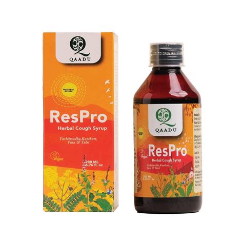 Find Relief From Cough With Qaadu Respro Cough Syrup Ayurvedic Formula