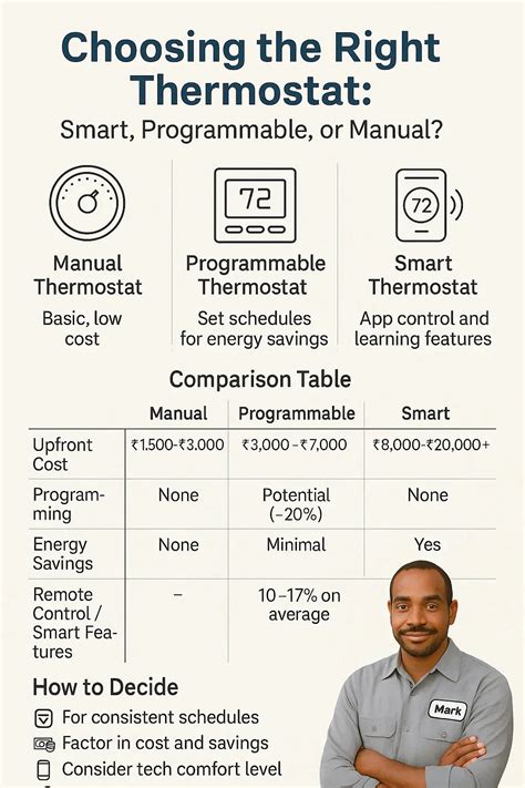 Choosing The Right Thermostat Smart Programmable Or Manual