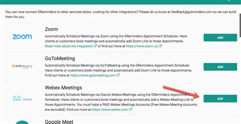 Cisco Webex Meetings Scheduler End To End Meeting Management Platform SMS Reminders AI