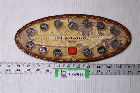 Millennium Canada Coin Collection Set Bodnarus Auctioneering