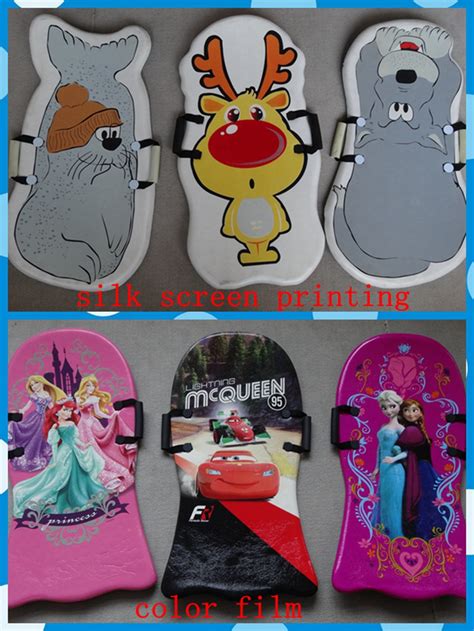 어린이 스노우 스키와 썰매 만화 폼 세트 의 고품질 어린이 스노우 스키와 썰매 만화 폼 세트