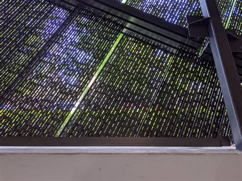 These Morse Code Panels On A Nike Parking Garage R Mildlyinteresting