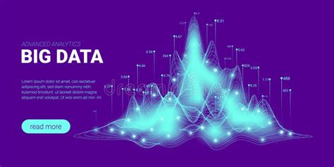 Quantum Computing Visualization Big Data Sorting Stock Vector Illustration Of Artificial