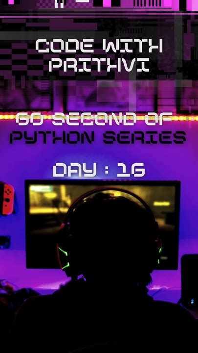 Day 16 😎 Learn Python Tuples In 1 Minute Coding Codewithprithvi Programming Viral