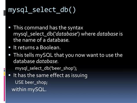 Ppt Php Mysql Powerpoint Presentation Free Download Id2816909