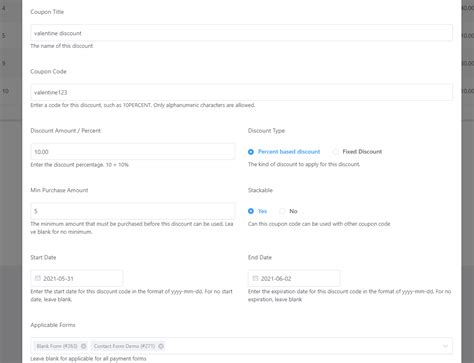 How To Add Coupon Field To Your Payment Form Wp Manage Ninja