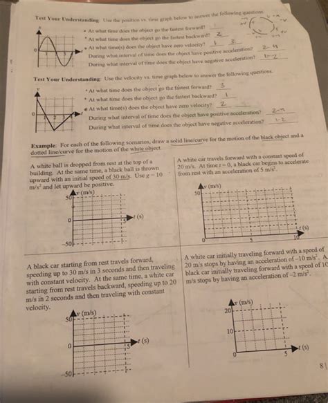 solved understanding use the position vs time graph below