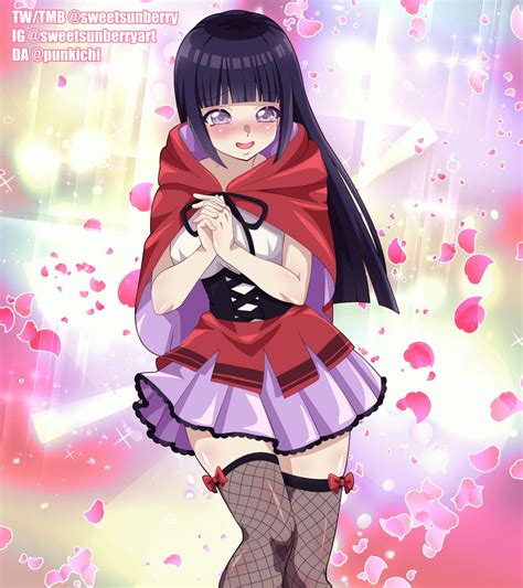 Hinata Red Riding Hood By Punkichi On Deviantart