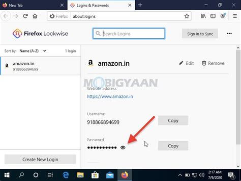 How To View Saved Passwords In Mozilla Firefox Windows 10