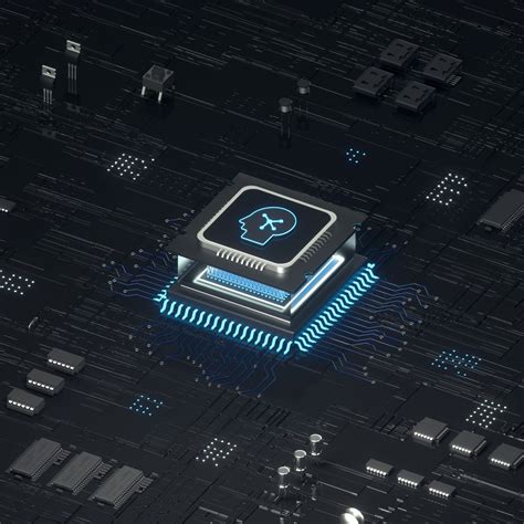 C4d Octane Cpu Chip Core Capacitance Scifi Circuit Board 1 Model