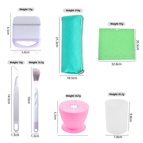 6 In 1 Vinyl Weeding Tool Set Diy Silhouette Embossed Engraving Tool