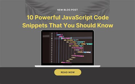 10 Trechos De Código Javascript Poderosos Que Você Deve Conhecer