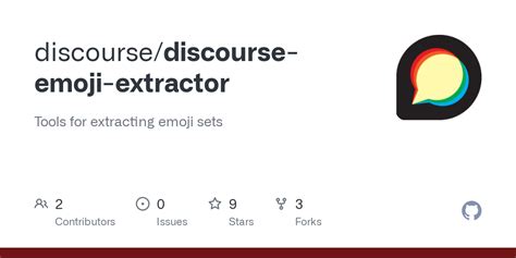 GitHub Discourse Discourse Emoji Extractor Tools For Extracting Emoji Sets