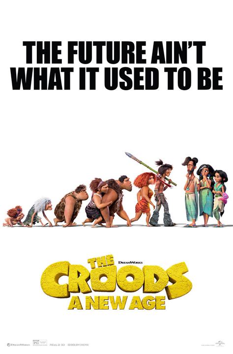 Download The Croods New Age With Quote Wallpaper