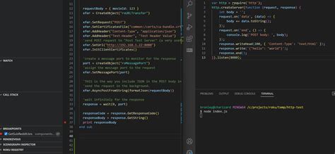 api send body in post request in brightscript roku stack overflow