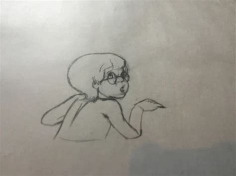 Original Bfg 1989 Sketches Of Sophie From Cosgroves Hall Films