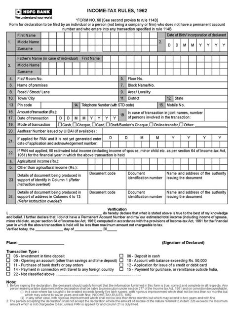 Hdfc Bank Letter Of Mandate Form In Pdf Download
