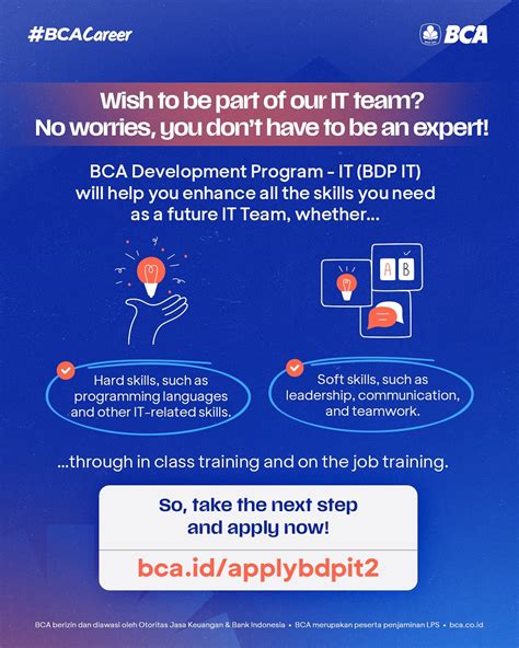 Life At Bank Bca Being A Programmer Or Developer Means You Need To Be