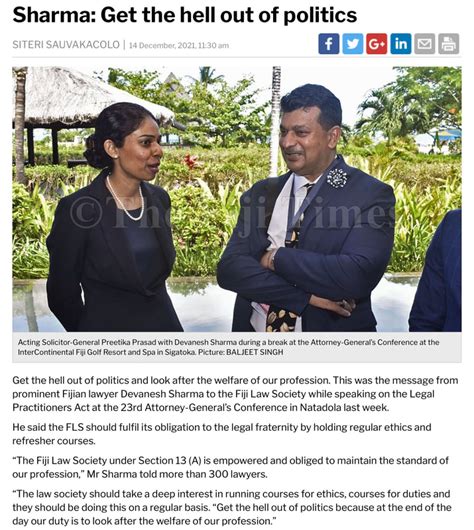 Get The Hell Out Of Fiji Solicitor General Christopher Pryde Fls