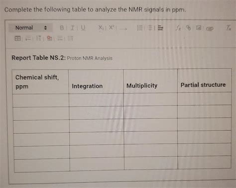 upload your annotated 1h nmr spectrumplete the