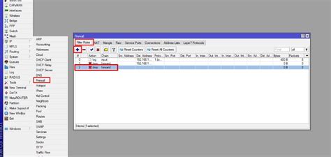 Blokir Situs Dengan Filter Rules