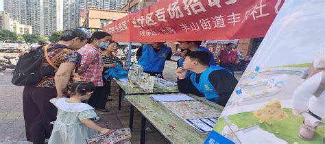 返家乡实践故事信息学子送岗进社区共建和谐社区