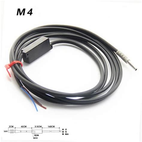 Micro Laser Diffuse Reflection Photoelectric Switch M4 M5 M6 M8 Sensor Visible Infrared