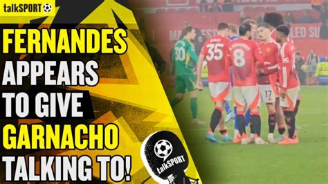 What Bruno Fernandes Told Alejandro Garnacho At Full Time After Manchester United Star Refused