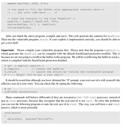 24 Task 2 Exploiting The Vulnerability We Provide