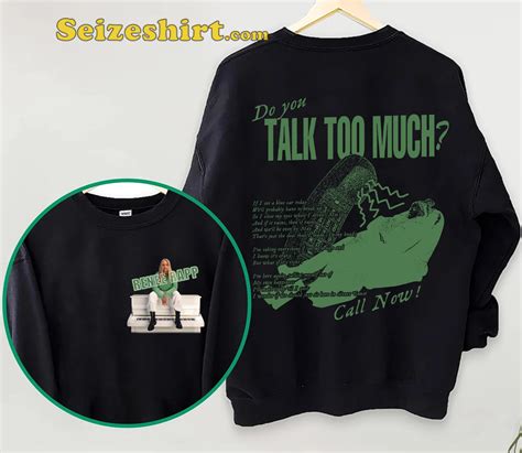 Renee Rapp Merch Talk Too Much Lyrics