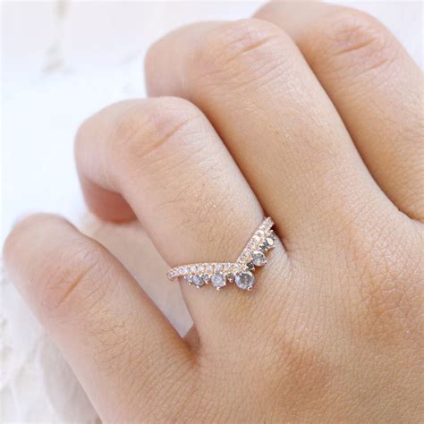 Womens Wedding Rings Anniversary Rings Curved Wedding Bands Page 2