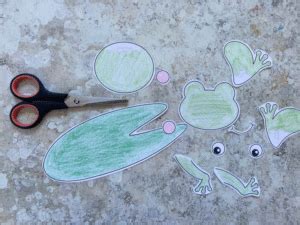 Cut And Paste Frog Craft Free Printable Crafts On Sea
