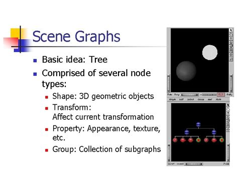 modeling hierarchical transformations hierarchical models scene graphs