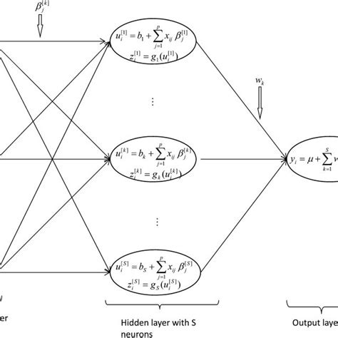 Structure Of A Single Layer Feed Forward Neural Network Slnn Adapted
