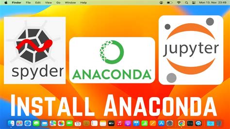 Install Anaconda Python Jupyter Notebook And Spyder On Mac Macos