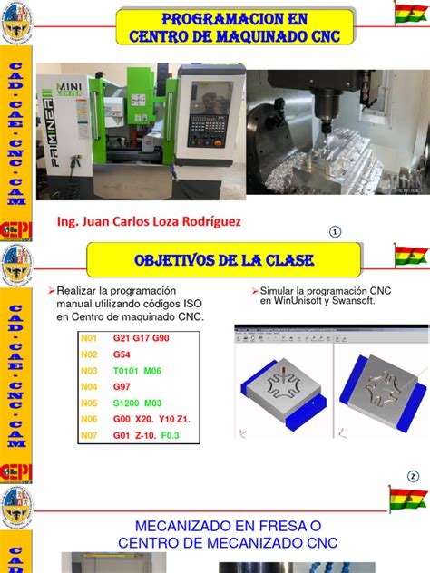 Programacion Centro De Maquinado Cnc Pdf Control Numerico Bienes