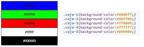 Colores CSS Para Web Ejemplos De Uso De RGB RGBa Hex Y Safe Colors