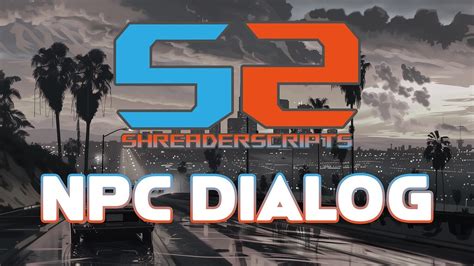 [esx Qb] Npc Dialog Fivem Releases Cfx Re Community