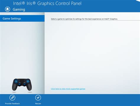 Solved How To Add Games In Intel Graphics Control Panel Gaming Section Intel Community