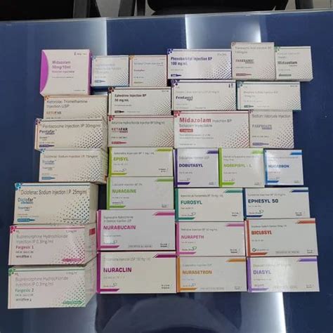 Farbe Firma Tolperisone Hydrochloride Injection 100 Mg At ₹ 500 Box In Ankleshwar