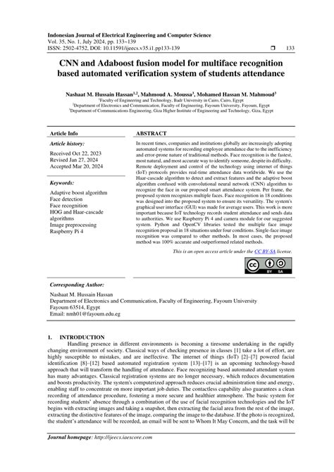 Pdf Cnn And Adaboost Fusion Model For Multiface Recognition Based