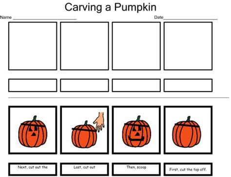 Free Pumpkin Sequence Worksheet Download Free Pumpkin Sequence