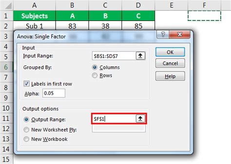ANOVA In Excel Step By Step Guide To Do ANOVA Test In Excel