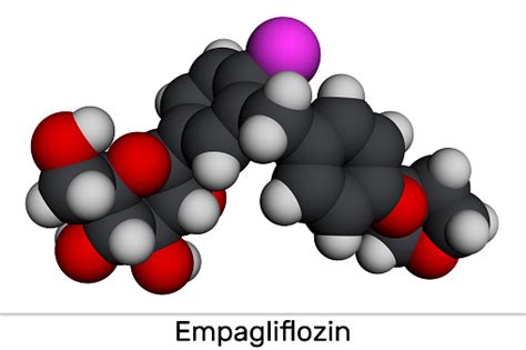 엠파글리플로진 분자 항당뇨병 약물 Sglt2 억제제입니다 분자 모델 3d 렌더링 그림 3차원 형태에 대한 스톡 사진 및 기타 이미지 Istock