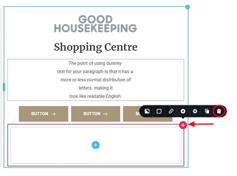 How To Delete A Row Column Inside A Row Column Brizy Help Center