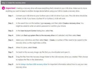 How To Download Microsoft Surface Recovery Image