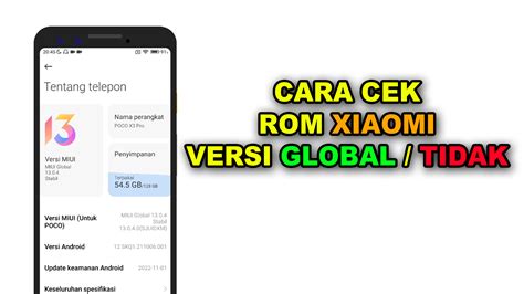 Cara Cek Xiaomi Rom Global Atau Tidak Itpoin