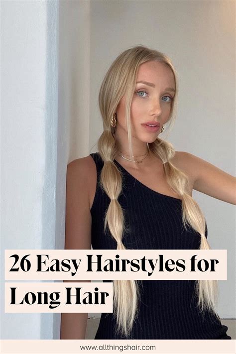 Hairstyles For Long Hair Easy Artofit